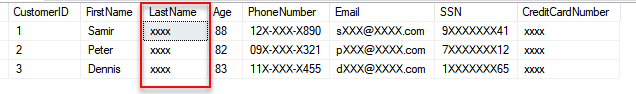 Dynamic Data Masking – Altering the masked column – samirbehara